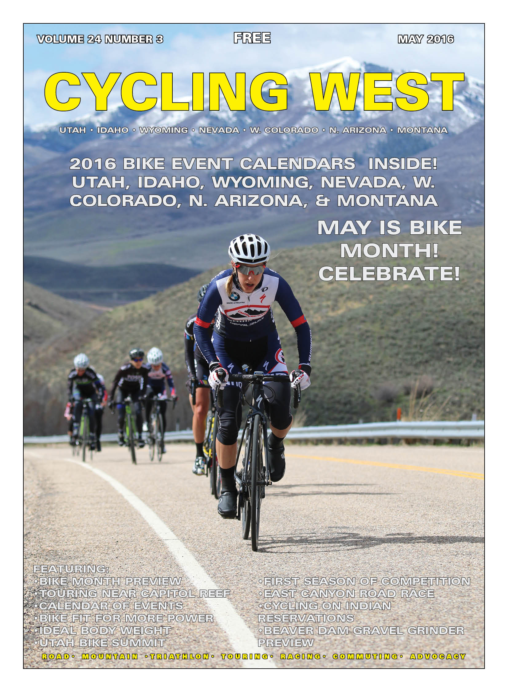 Cycling Utah and Cycling West’s May 2016 Issue is Now Available! - Cycling West - Cycling Utah