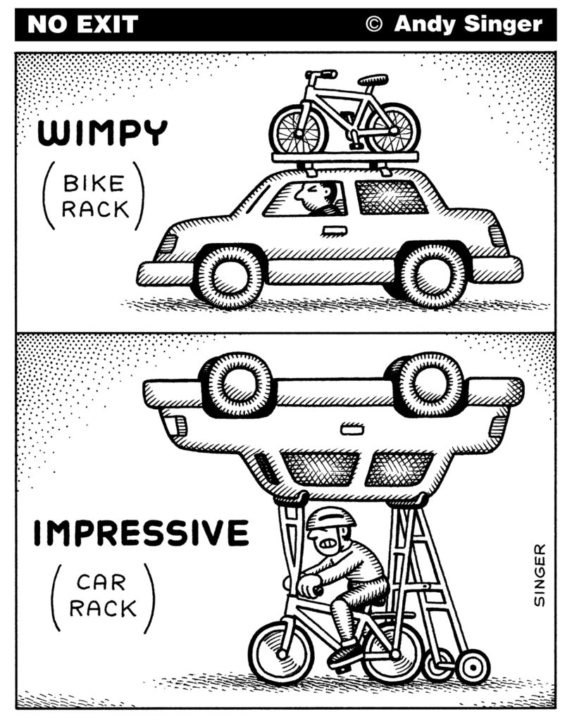 - Bike share. Cartoon by Andy Singer - Cycling West - Cycling Utah